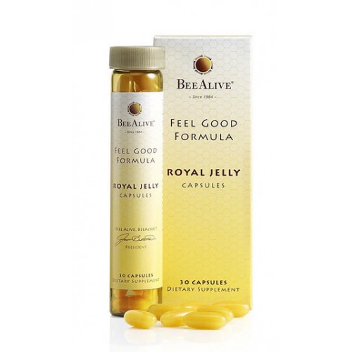 royal jelly BeeAlive Feel Good Formula Queens Royal Jelly Capsules 30caps