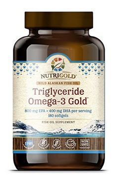 ฟิชออย Omega-3 Fish Oil 180 Softgels - 1000 mg EPA + DHA with 70% Omega ...